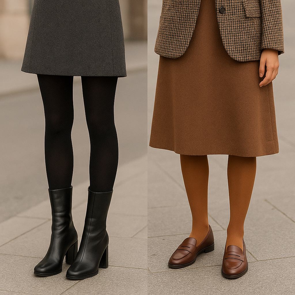 Stepping Into Autumn: How to Style Tights with Every Fall Shoe ...